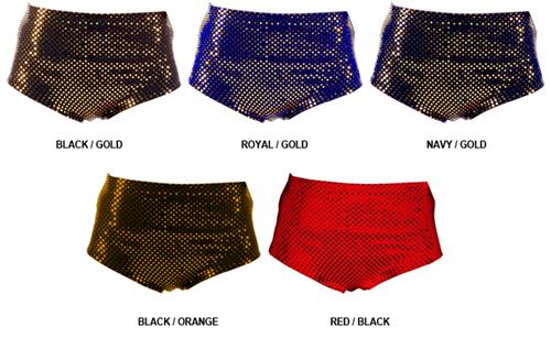 JB Bloomers Team Sequin Cheer Briefs - Cheerleading Equipment and Gear