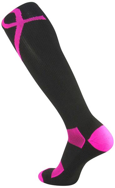 TCK Aware OTC Breast Cancer Socks PAIR - Soccer Equipment and Gear