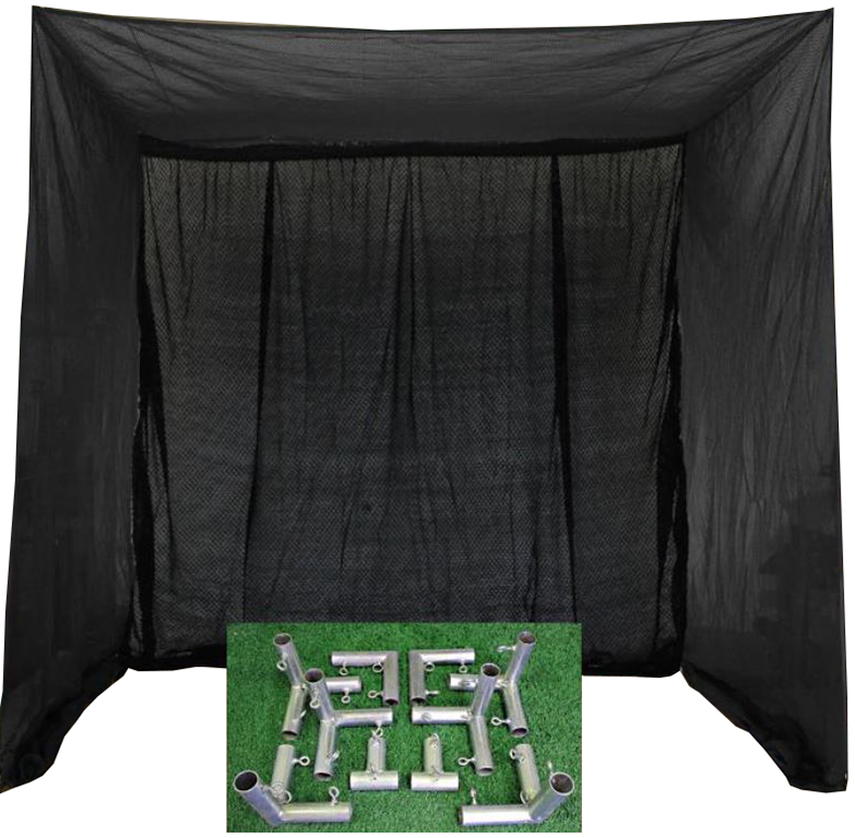 E168323 Cimarron 5x10x10 Clubhouse Archery Golf Net with Frame Kit