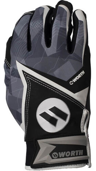 2020 Worth Adult Batting Gloves PAIR WBGL20 - Baseball Equipment & Gear