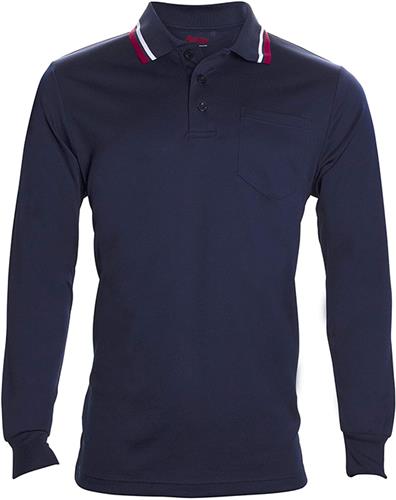 Adult (AXL - Powder Blue) Baseball Long Sleeve Umpire Polo