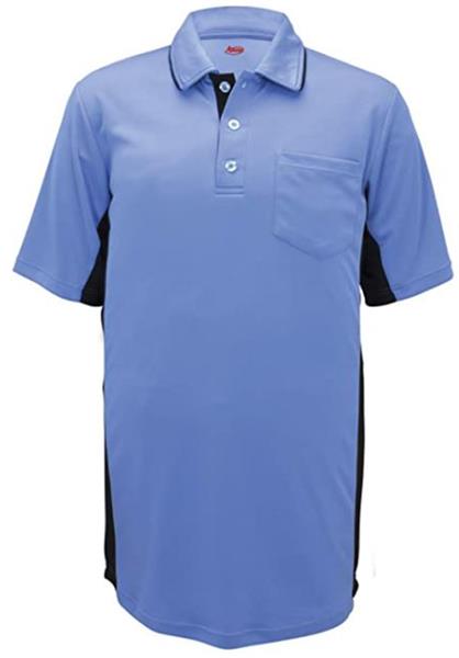 Adult (AM - Powder Blue) MLB Style Baseball Umpire Short Sleeve Shirt ...