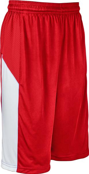Youth Small 7" Inseam ( White/Maroon) Basketball Shorts - Basketball ...