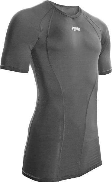 Adult ( AM) "Charcoal" Short-Sleeve Compression Football Umpire Shirt ...