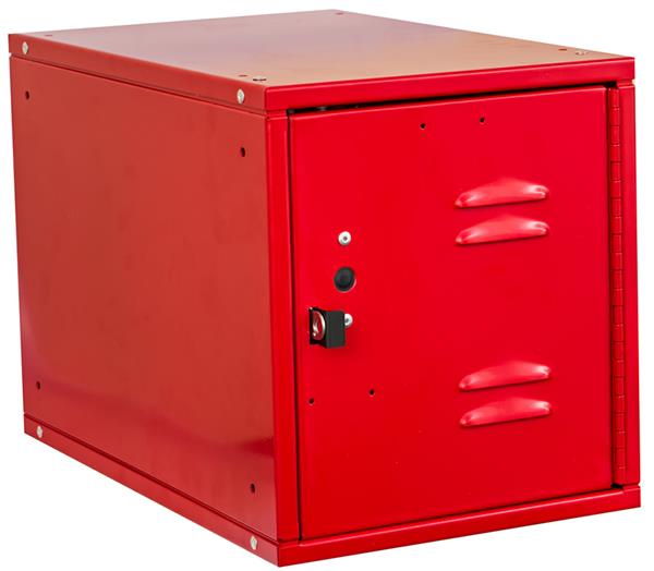 Cubix Modular Metal Box Lockers w/Louvered Door Pull Handle - Soccer ...