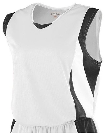 Augusta Women's 2XL White/Black Wicking Mesh Extreme Jerseys - Soccer ...