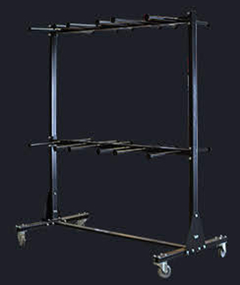 Fisher Hanging Chair Cart (Holds 18 Chairs) - Basketball Equipment and Gear