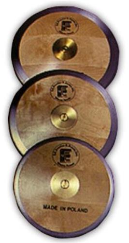Fisher Track & Field Wood Discus - Soccer Equipment and Gear