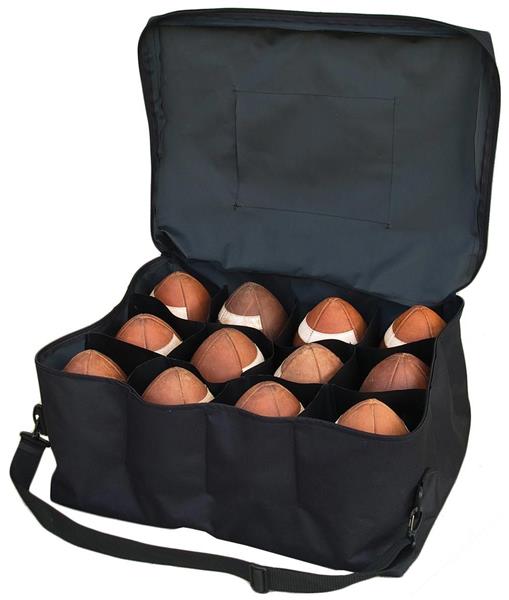 Fisher Athletic Manager Football Carry Bag Holds 12, 6, or 3 footballs ...