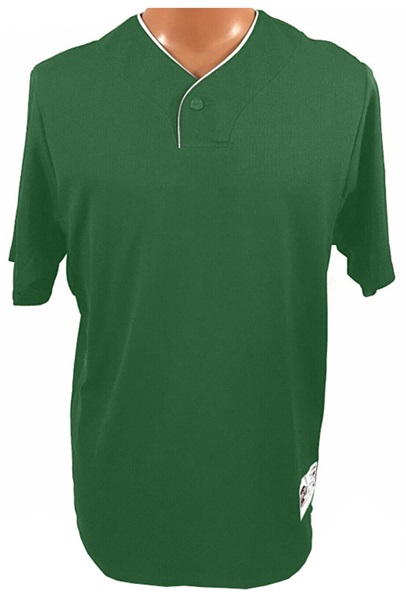 Adult Youth One Button, White Collar Piping Custom Baseball Jerseys