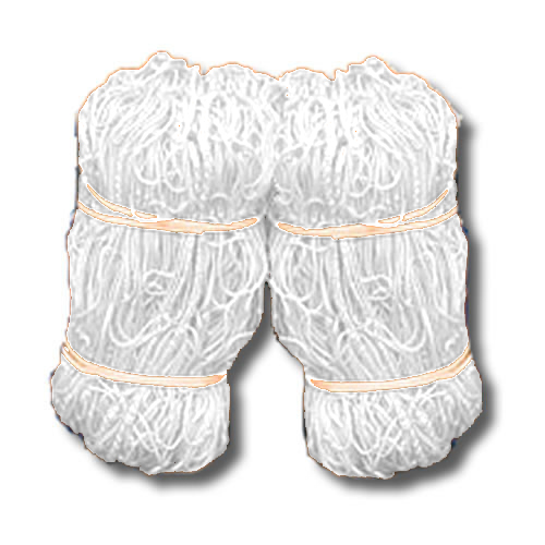 All Goals 8'H x 24'W Twisted Soccer Nets - Soccer Equipment and Gear