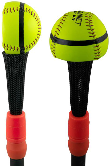 E170716 Bownet Flat Hit Softball Hitting Trainer 6PK
