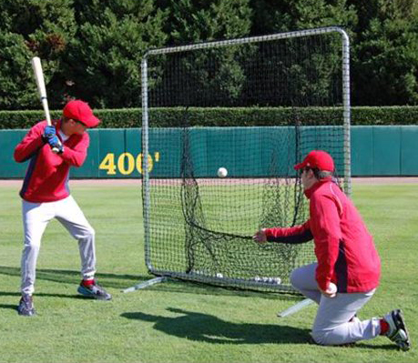 Pro Nine Baseball/Softball Soft-Toss/Sock Net Protective Screen ...