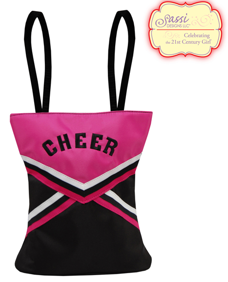 Sassi Designs Pink Cheer Braid Uniform Tote Bags - Cheerleading ...