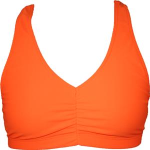 Funkadelic Neon Orange Glow Sports Bra - Soccer Equipment and Gear