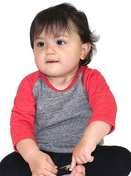 Royal Apparel Infant, Toddler Triblend Raglan Custom Baseball Shirt ...