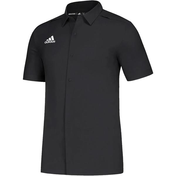 Adidas Mens Full Button Polo - Soccer Equipment and Gear