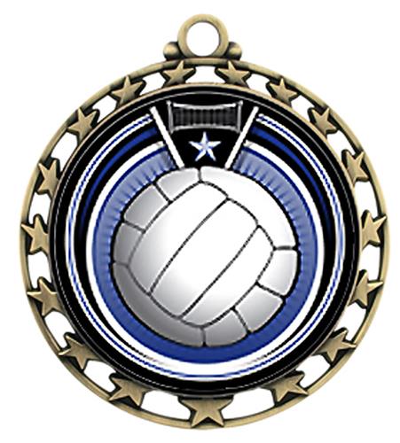 Hasty Super Star Medal Custom Volleyball Eclipse Insert - Volleyball Equipment and Gear
