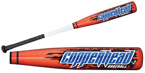 Worth Adult Copperhead (-3) Baseball Bats ABBCH2 - Baseball Equipment ...