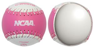 Worth NCAA 10" Soft Training Pink Softballs - Baseball Equipment & Gear