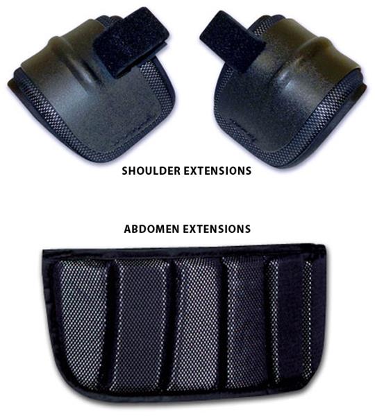 Shoulder/Abdomen Extensions Umpire Chest Protector - Baseball Equipment ...
