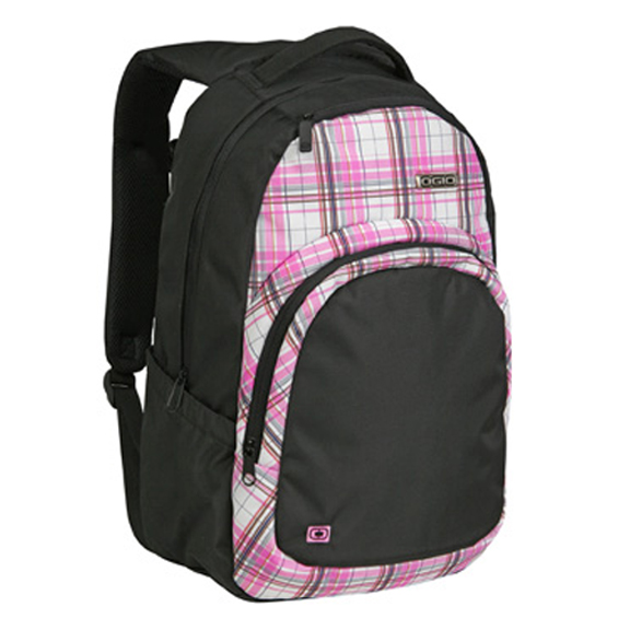 Ogio Sleek Series Pack Prequel Pink Plaid Backpack - Soccer Equipment ...