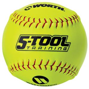 Worth 5-Tool 14" Pitcher's Training Softballs - Baseball Equipment & Gear