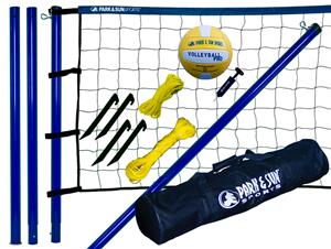 Park & Sun Spiker Sport Steel Volleyball Set - Volleyball Equipment and ...