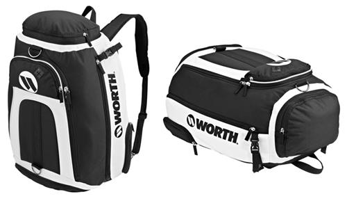 Baseball/Softball White Player Backpack/Duffel Bag - Baseball Equipment ...