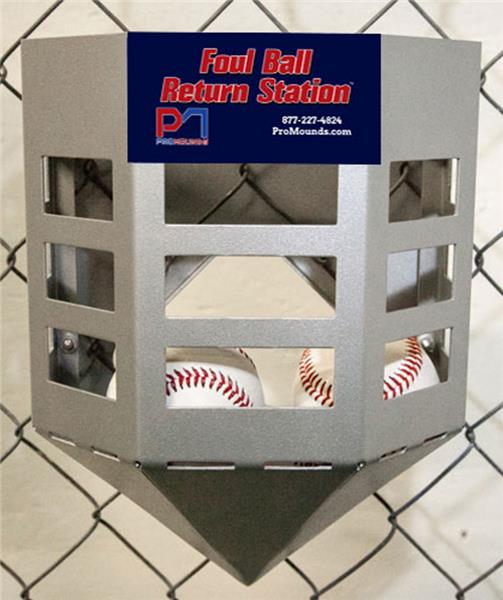 Promounds Baseball Foul Ball Return Station - Baseball Equipment & Gear