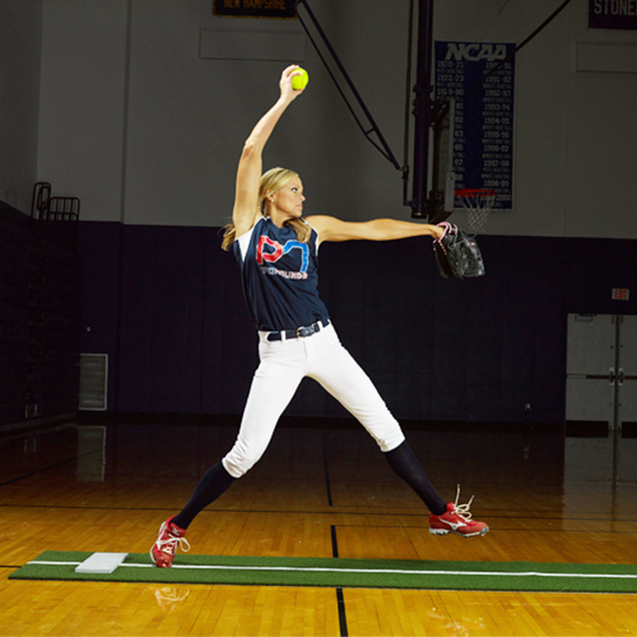 Promounds Jennie Finch Foam Back Softball Mat w/Powerline - Baseball ...