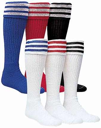 High Five 3-Stripe Soccer Socks - Closeout Sale - Soccer Equipment and Gear