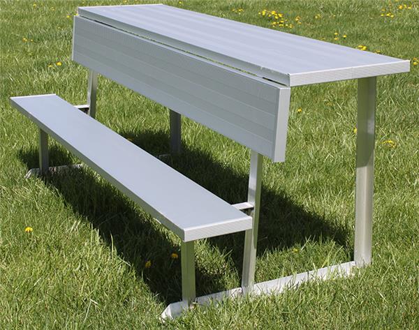 Gared Spectator Portable Benches With Shelf - Baseball Equipment & Gear