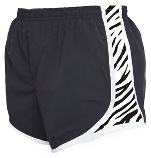 Boxercraft Women's Velocity Zebra Print Shorts - Soccer Equipment and Gear