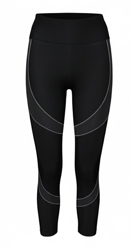 High-Waist Compression Leggings, Womens Seamless Sport Workout Yoga ...