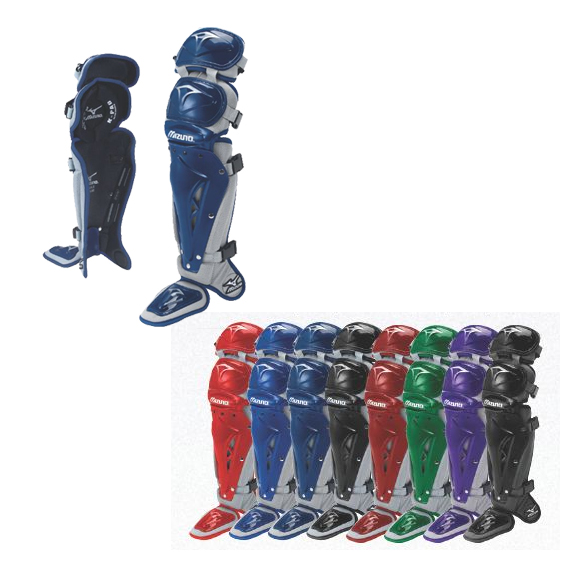 Mizuno Womens Samurai Softball G2 Shin Guards - Baseball Equipment & Gear