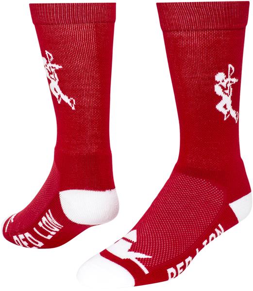 Adult Medium (ROYAL) & Small (RED) Lacrosse LAX Crew Socks (1-Pair ...
