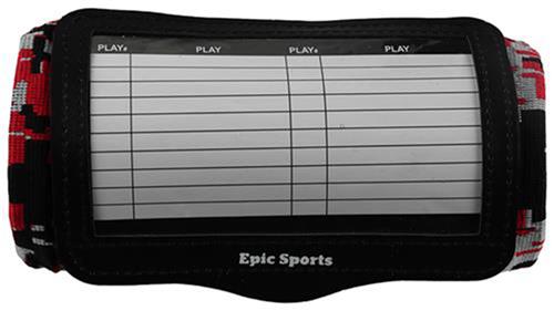 Youth Triple Panel Playbook Quarterback Wristband CHLPRO Youth Football ...