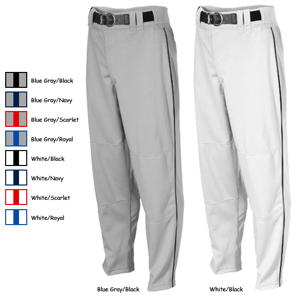Rawlings Adult Relaxed Fit Baseball Pants w/Piping - Baseball Equipment ...