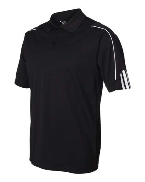 Adidas 3-Stripes Cuff Polo A76 - Soccer Equipment and Gear