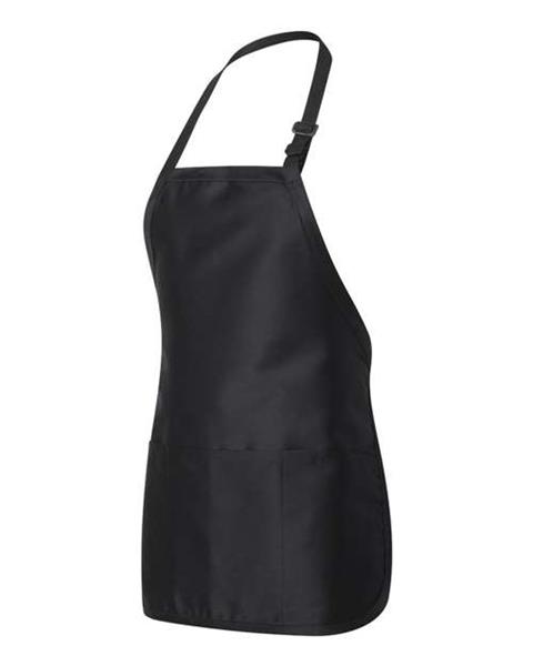 Q-Tees Full-Length Apron With Pouch Pocket Q4250 - Soccer Equipment and ...