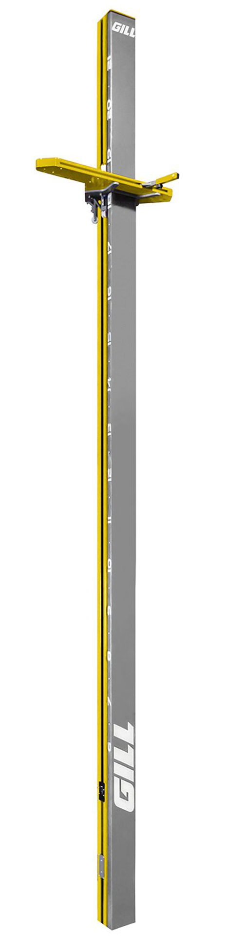 E195373 Gill Athletics AGX M4 Pole Vault Standards Gray Pads (PAIR)