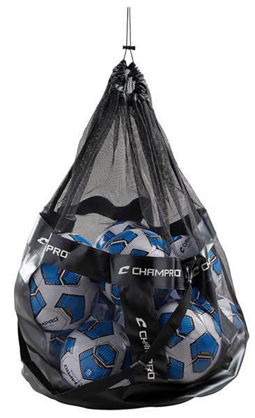 Champro Deluxe Mesh Carry Bag with Shoulder Strap - Soccer Equipment ...