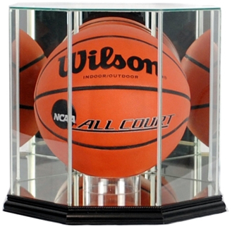 Perfect Cases Octagon Basketball Display Case - Basketball Equipment ...