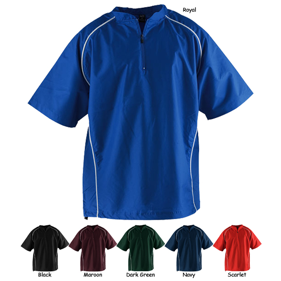 E19584 Rawlings Youth Short Sleeve Baseball Jackets