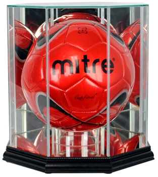 Perfect Cases Octagon Soccer Ball Display Case - Soccer Equipment and Gear