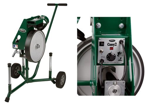 Casey2 On Caddy Pod Baseball Pitching Machine - Baseball Equipment & Gear