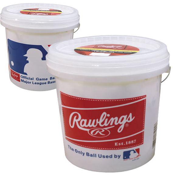 Rawlings Bucket of 24 Recreational Baseballs - Closeout Sale - Baseball ...