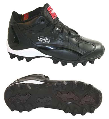 Rawlings MEN'S Marauder Mid Gold Lacrosse Shoes - Lacrosse Equipment ...