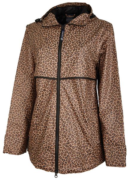 Charles River Women's Animal Print New Englander Rain Jacket ...